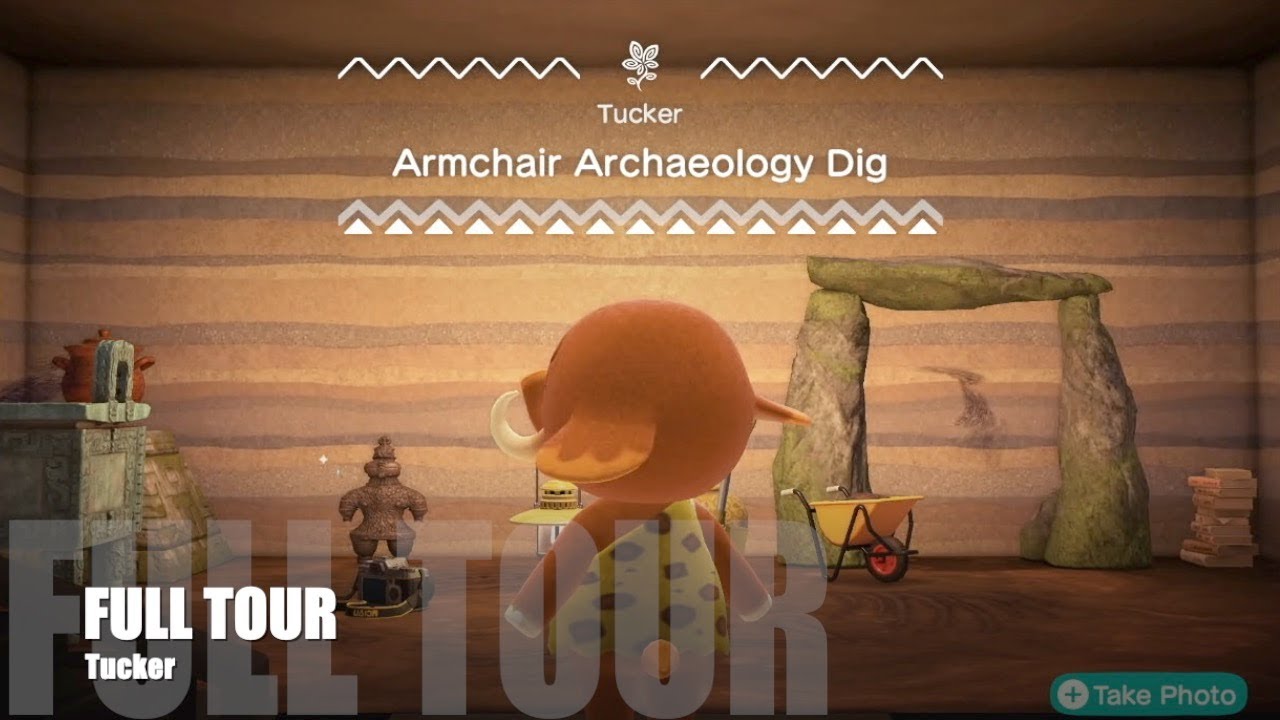 HHP | Tucker | Full Tour | Armchair Archaeology Dig — ACNH Shorts - YouTube