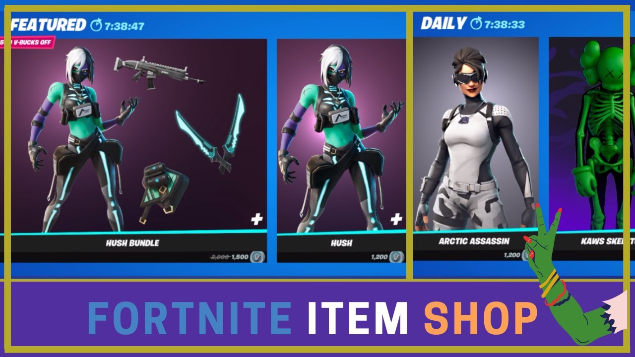 Grab the Hush Bundle now! 🛒Fortnite Item Shop January 18, 2022 - YouTube
