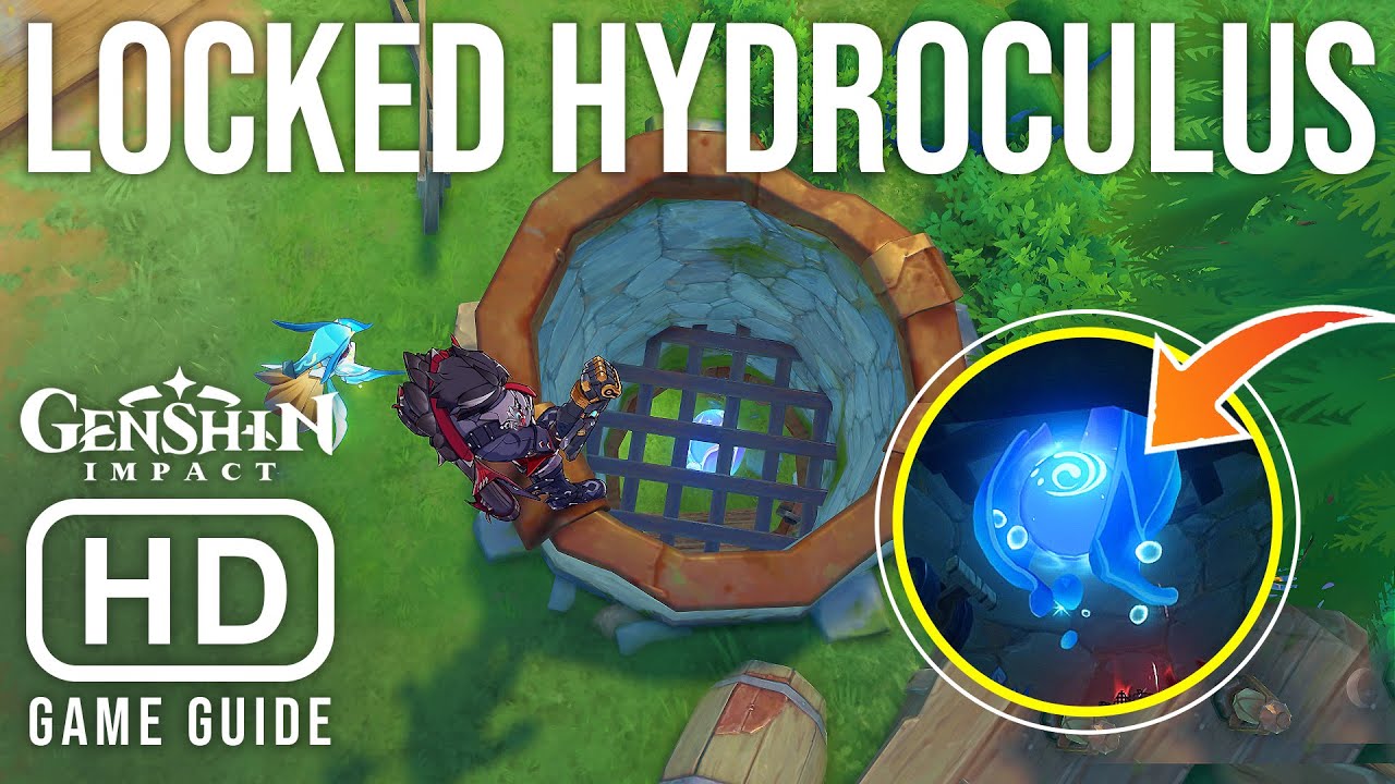 How to Get this LOCKED Hydroculus in the Well in Fontaine - Genshin ...