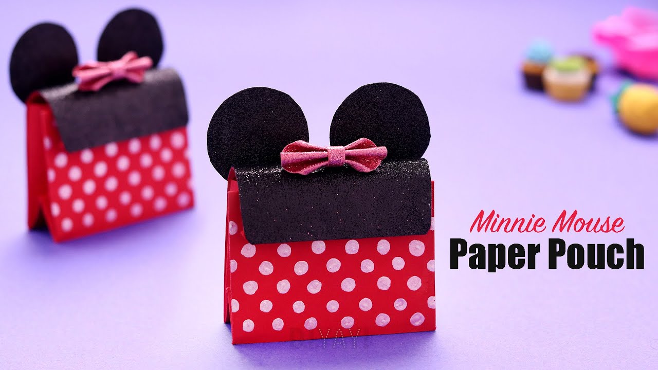 DIY Minnie Mouse Gift Pouch | Gift Pouch | Gift Ideas - YouTube