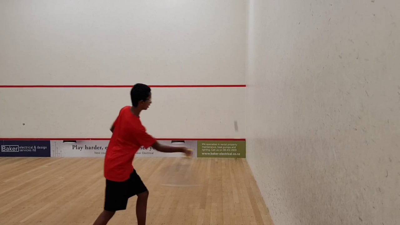 Squash Forehand Volley Drives - YouTube