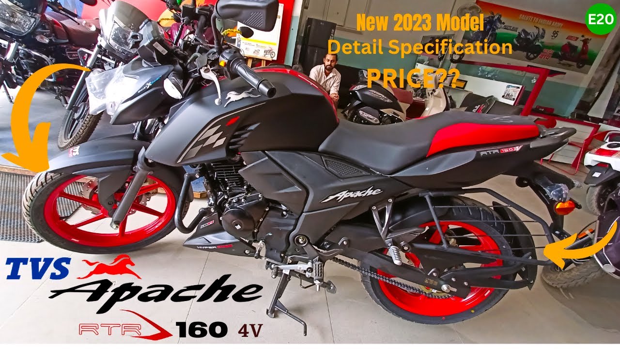 Apache 160 4v || 2023 Model || Detail Specification🔥🔥||E20 latest model ...