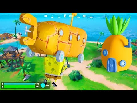 Spongebob in Fortnite😨 - YouTube