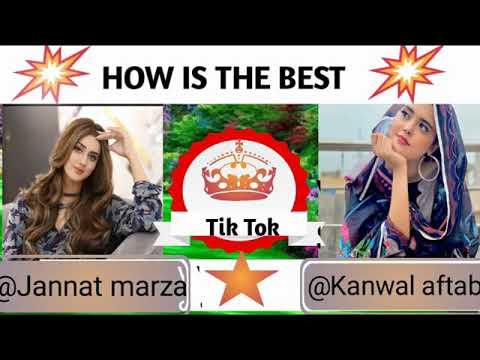 New Tik Tok  video cemperizem Jannat nariza and kanwal Aftab new video