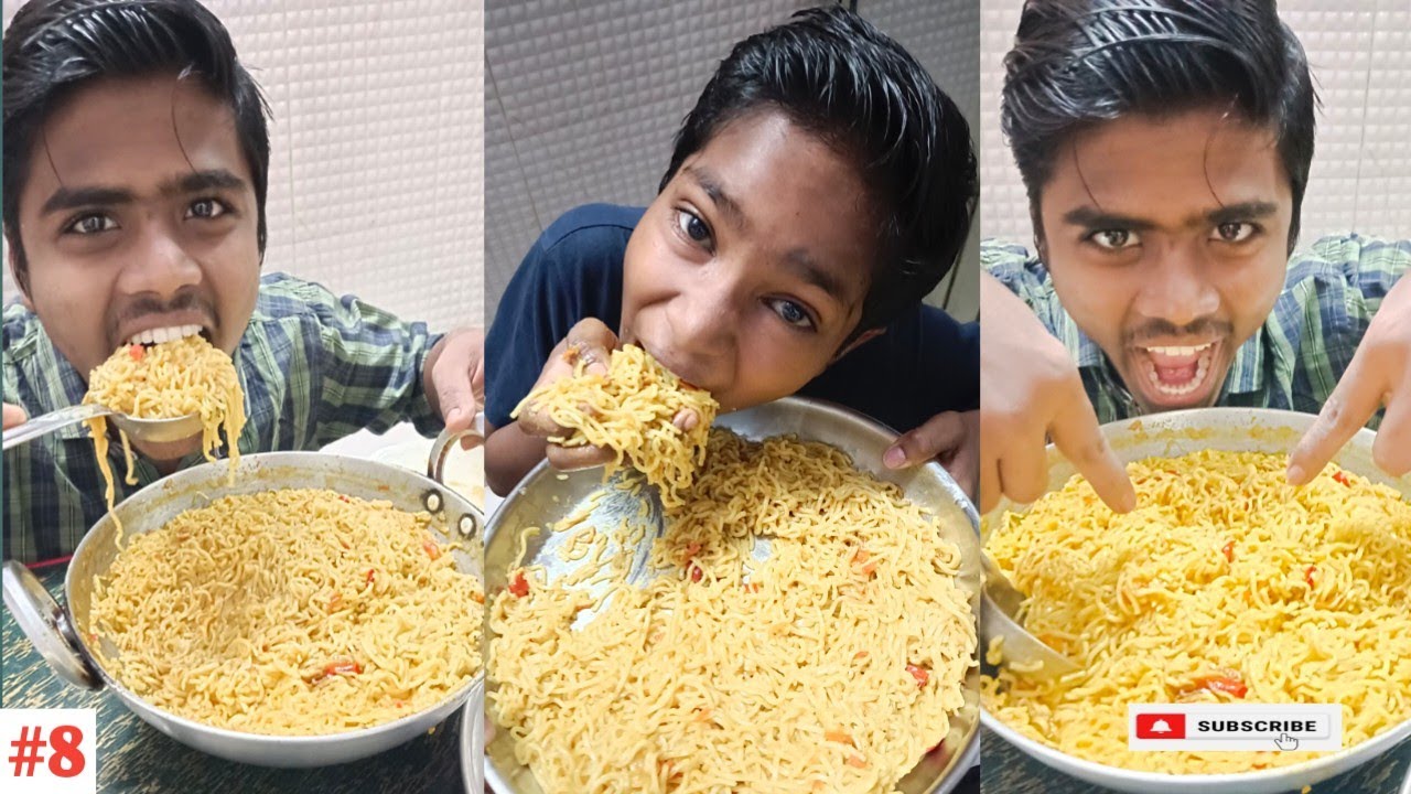 Maggie eating challenge video ||chowmein eating challenge || Sachin ...