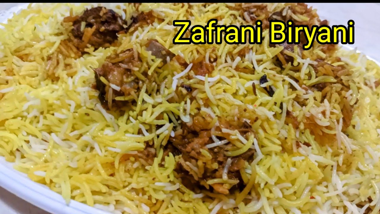 Zafrani Biryani Recipe|| Mutton Biryani || Biryani Recipe|| How to make ...