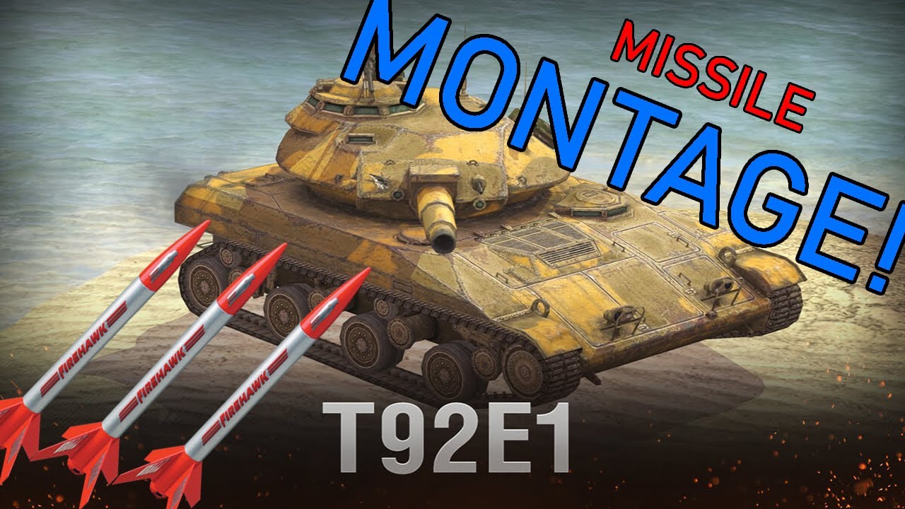 T92E1 rocket montage // highlights // World of Tanks Blitz - YouTube