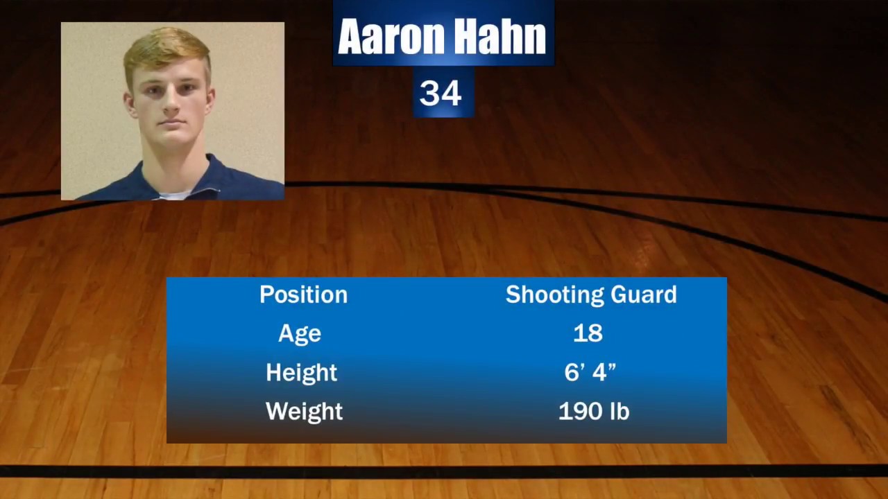 Aaron Hahn BBall Highlights 2017 2018 - YouTube