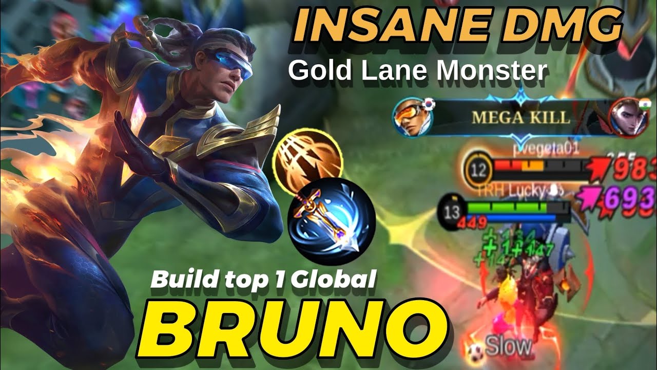 BRUNO POWERFUL KICKS! -BEST BUILD BRUNO 2022 | TOP 1 GLOBAL BRUNO ...