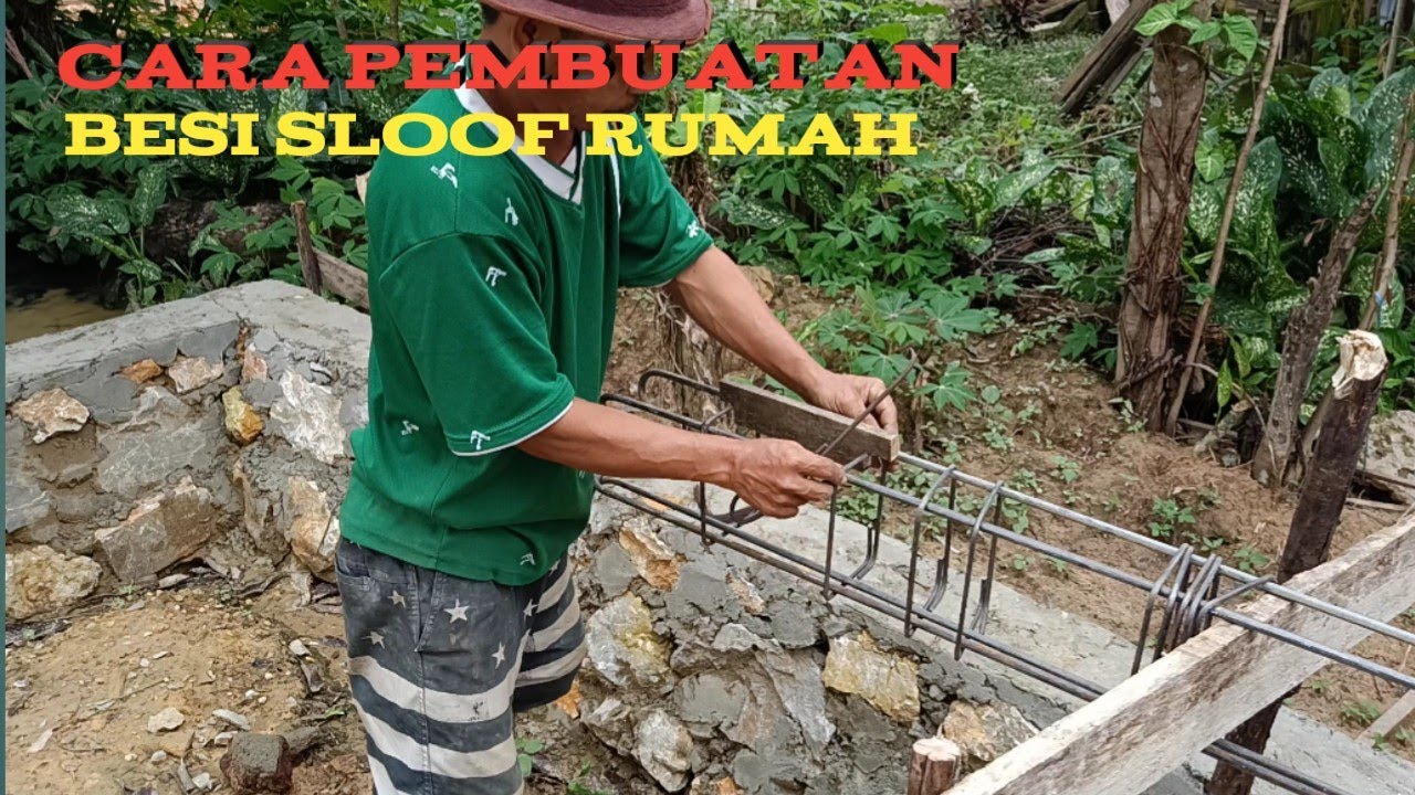 Cara Membuat Kolom Besi Cor Sloof, Pondasi Rumah Kuat Dan Kokoh cara ...