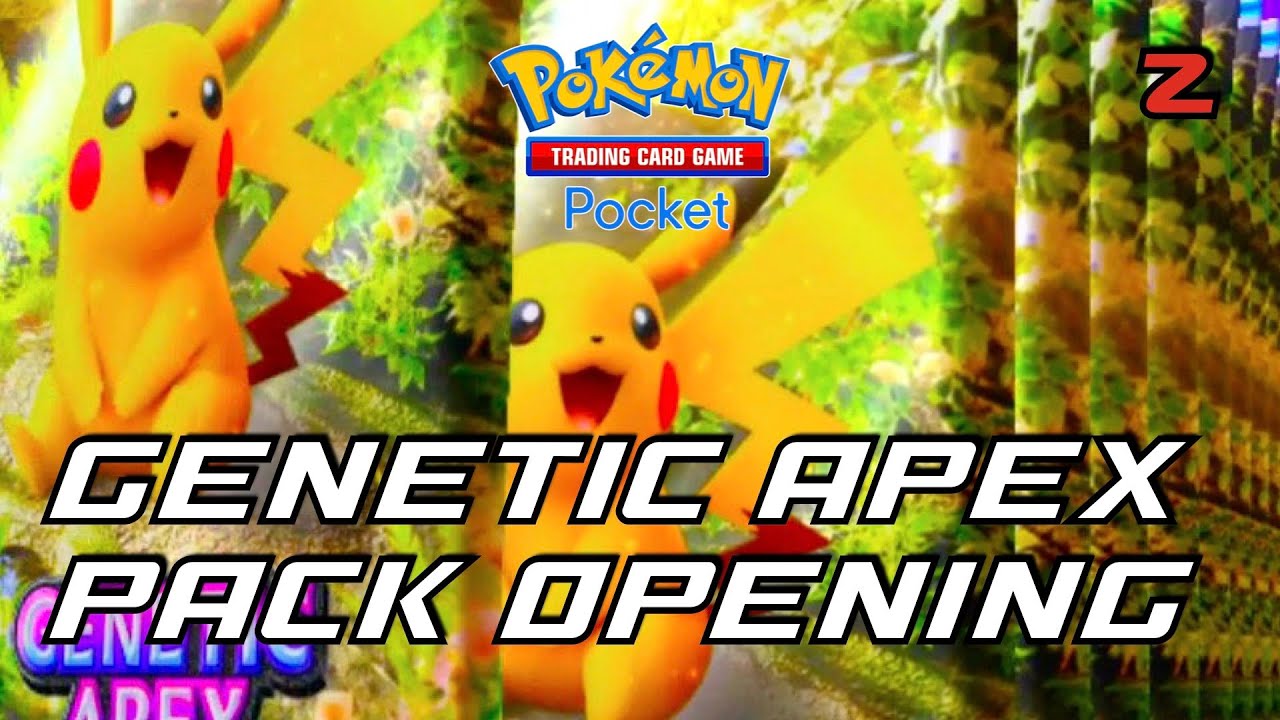 Epic 10 Genetic Apex Pack Opening – Chasing the Rarest Cards! | Pokemon ...