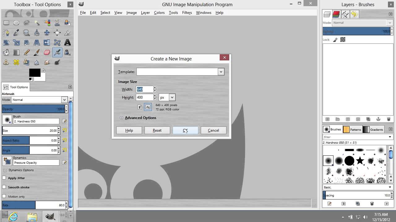How to Make Custom GIMP Brushes - YouTube
