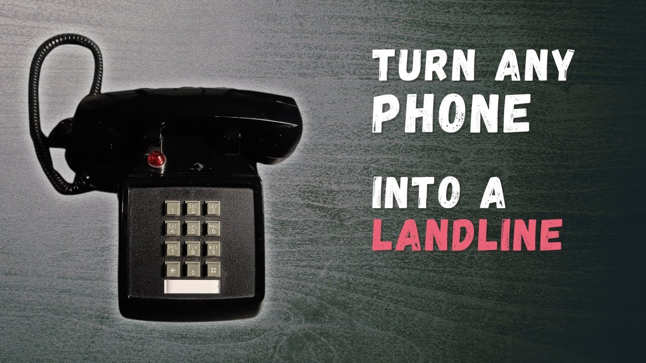 Turn Your Smartphone Into a Home Phone - YouTube