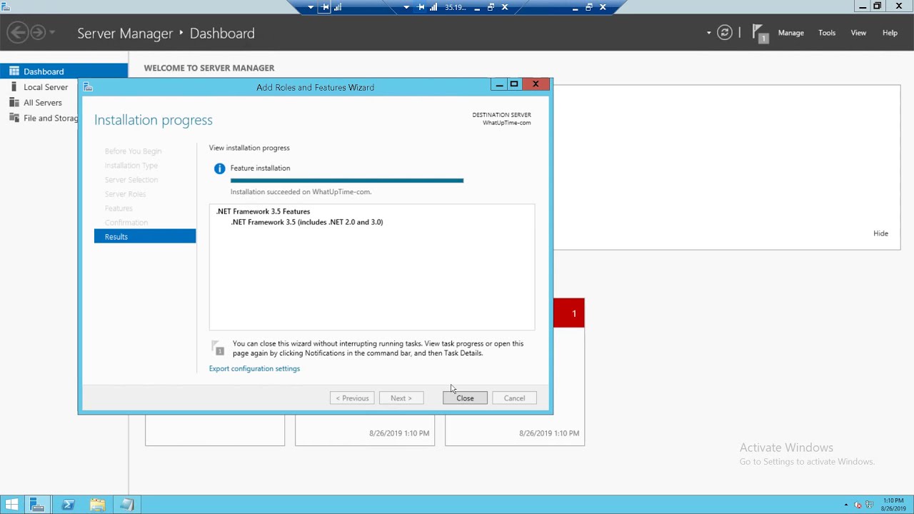 Fix Failed Installing NET Framework on RDP - YouTube