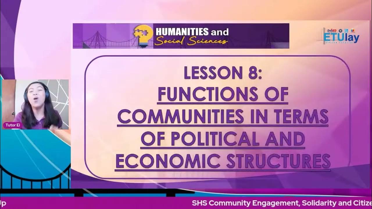 Functions of Communities in Terms of Structures, Dynamics and Processes ...