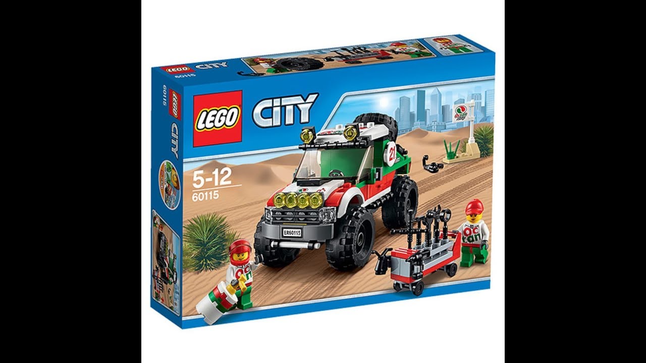 Riley Builds Lego City 4x4 Off Roader 60115 - YouTube