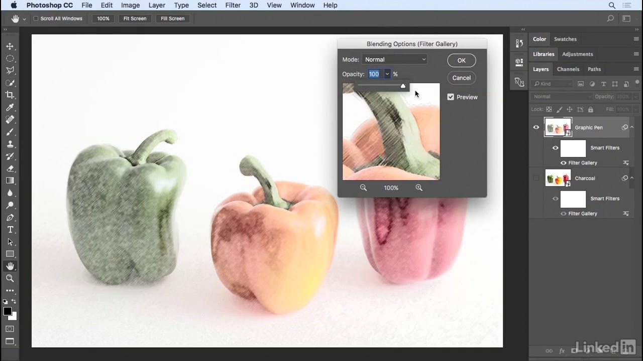 014 Emulating traditional drawing techniques - YouTube