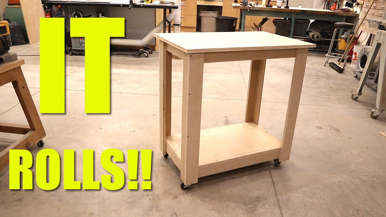 How To Build A Mobile Cart! - YouTube