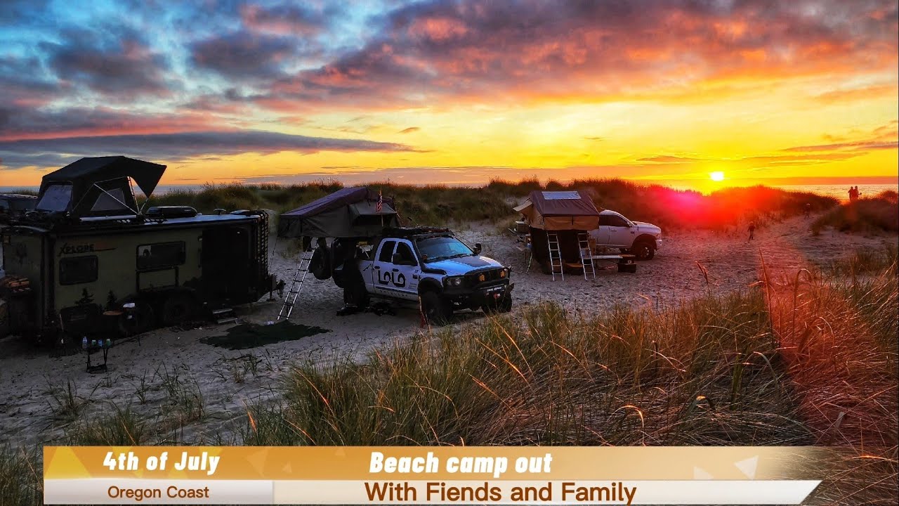 4th of July beach camp out - YouTube
