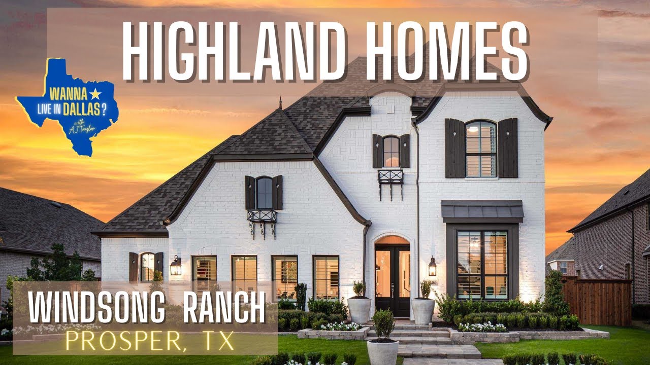 WINDSONG RANCH LUXURY HOME TOUR IN PROSPER TX | NORTH DALLAS | HIGHLAND ...