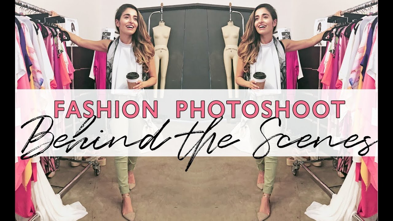 Fashion Photoshoot Behind the Scenes | Designer Shirin Askari - YouTube