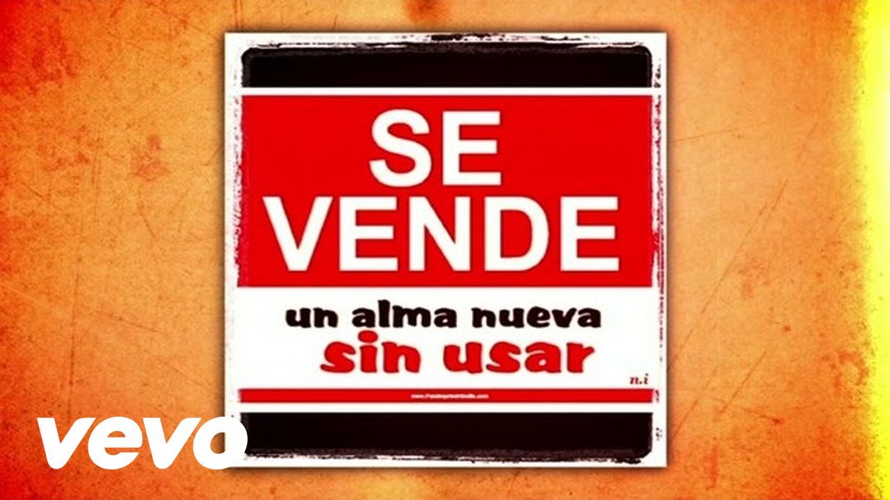 Alejandro Sanz - Se Vende (Audio) - YouTube