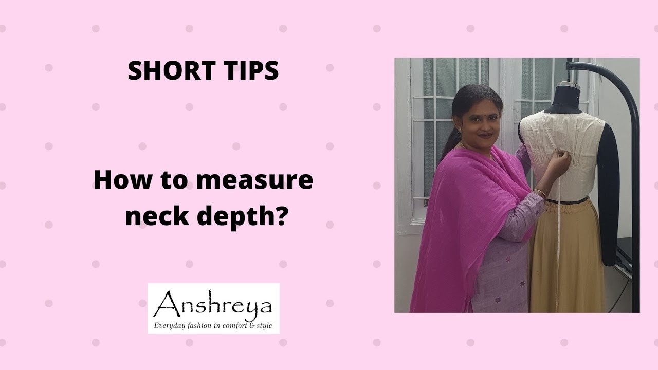 How to measure neck depth|Tamil| #patternmaking #sewingtutorial # ...