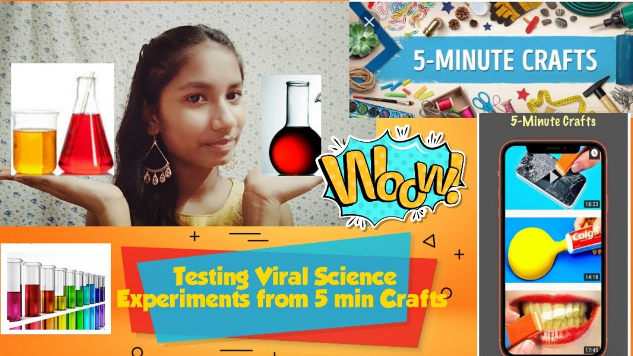 #Testing Viral Science Experiments from 5 Minutes Craft!!🤩....Let's See ...