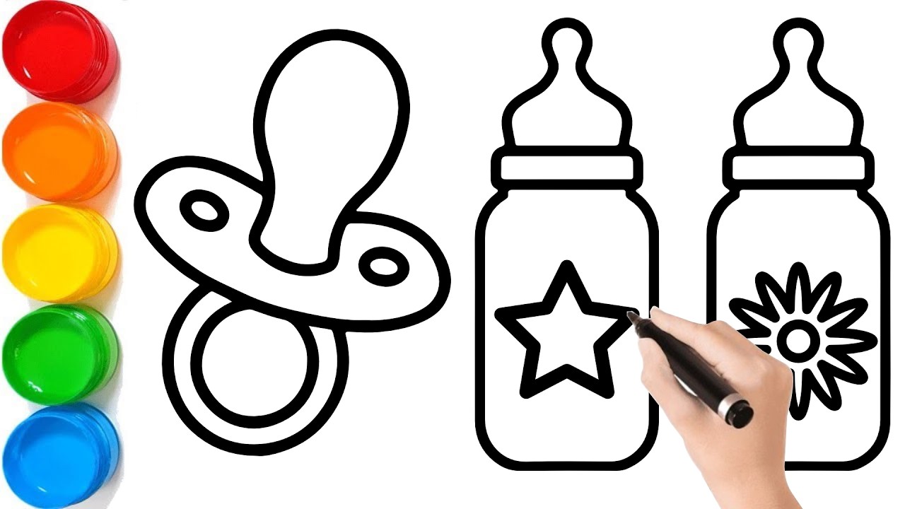 Learn to Draw a Baby Bottle | Fun and Easy Drawing Tutorial for Kids ...