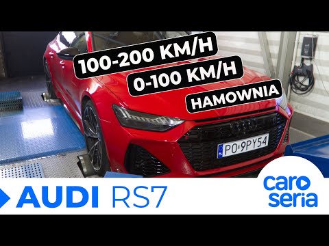 AUDI RS7 dyno, acceleration 0-100 km/h & 100-200 km/h (hamownia i przyspieszenie)