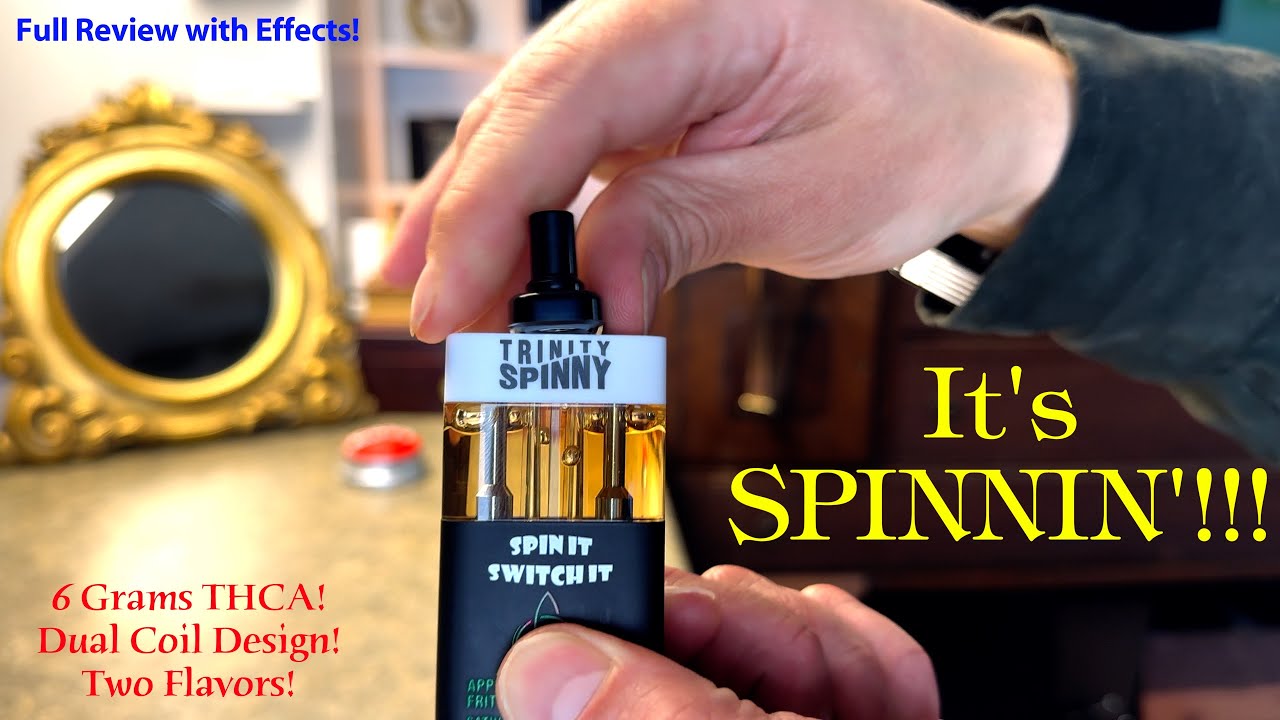 Trinity Spinny 6 Gram THCA Vape - 2 Flavors! Review with Effects! - YouTube