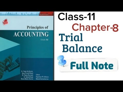 Trial Balance Note| Class-11 |Accounting| Exercise - YouTube
