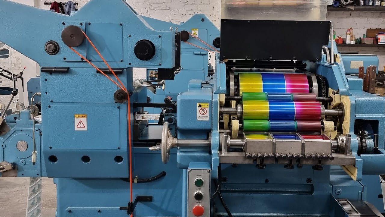 IWASAKI LD-200 STRONG FLATBED JAPANESE LABEL PRINTING MACHINE ...