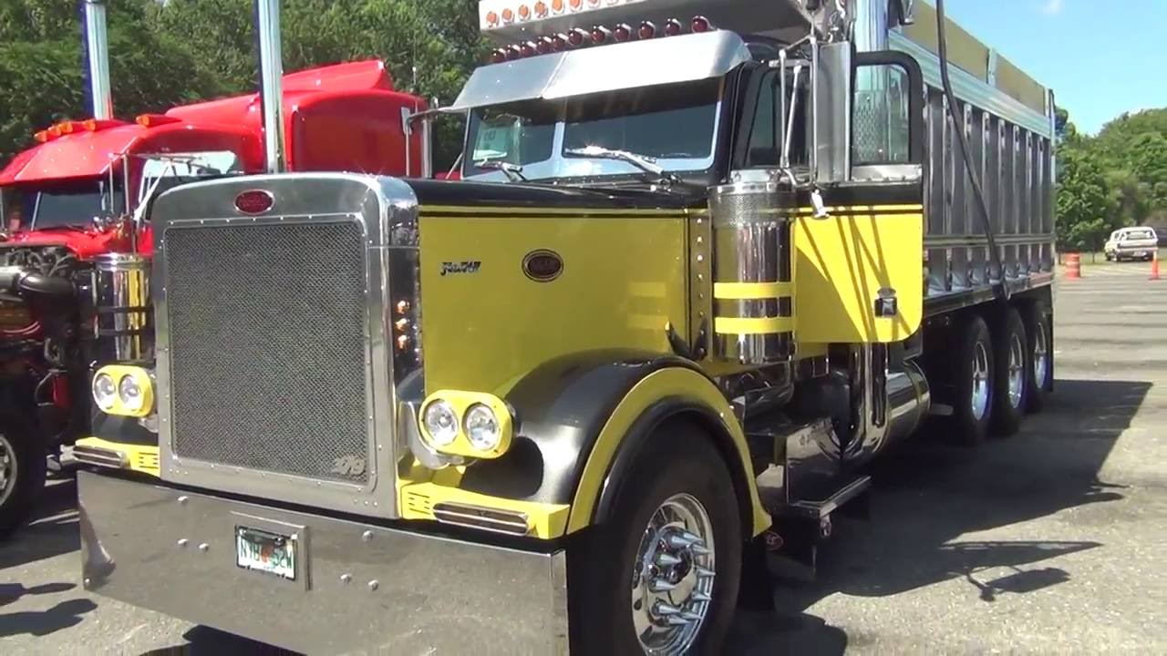 Chromed Out Peterbilt Dump Truck - YouTube