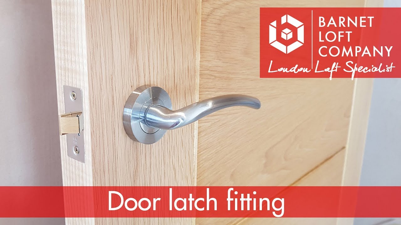 Loft Conversion UK. How to install door latch and door handle. - YouTube