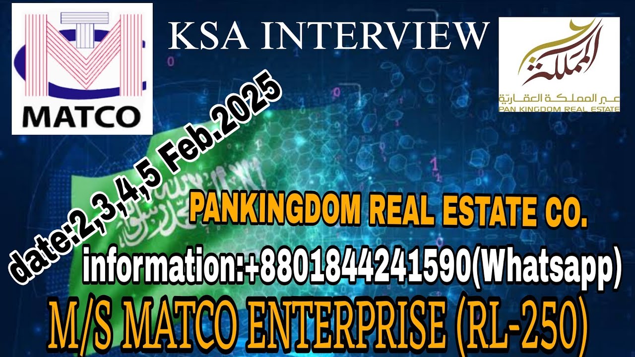 PANKINGDOM REAL ESTATE CO. INTERVIEW IN MATCO ENTERPRISE - YouTube