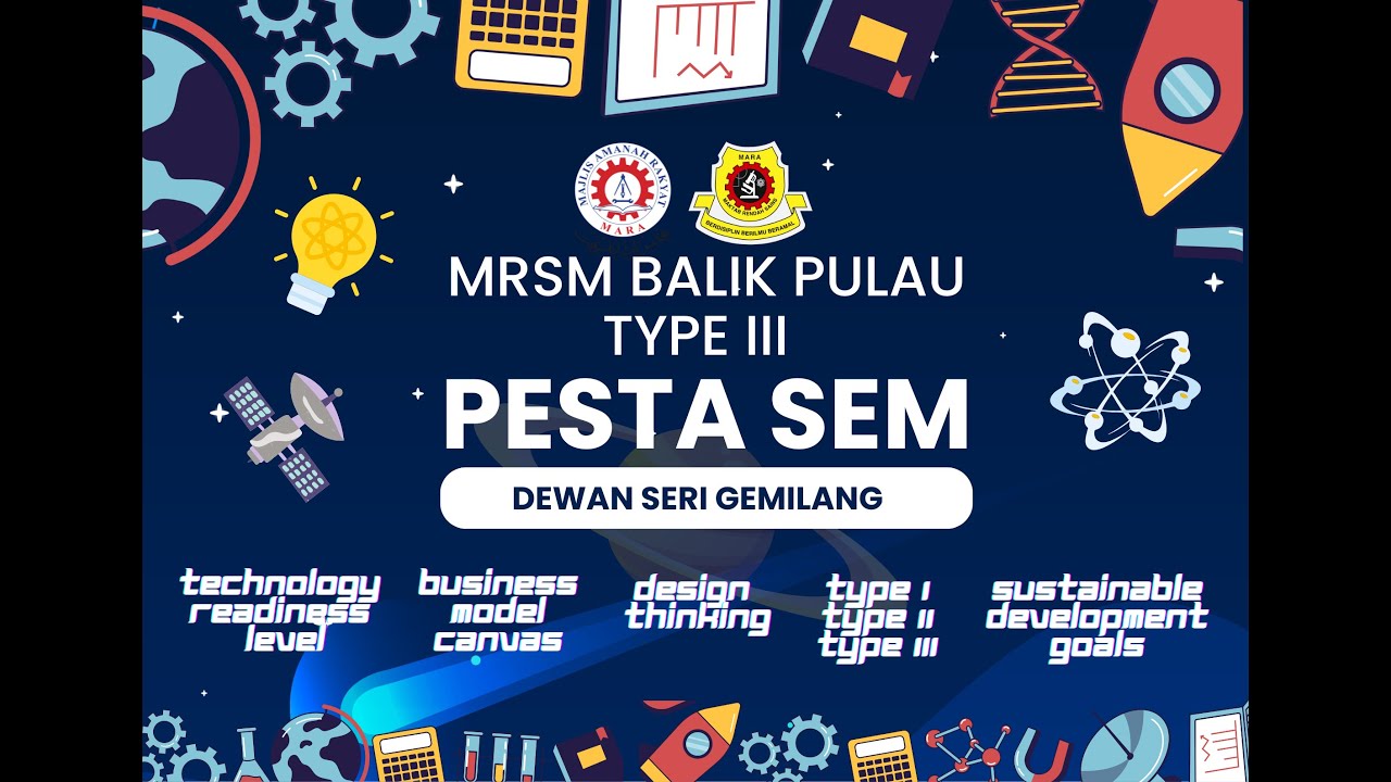 Montaj Pelancaran Pesta SEM 2025, MRSM Balik Pulau - YouTube