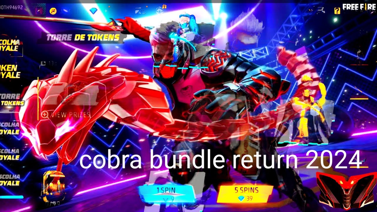 UPCOMING COBRA BUNDLE FREE FIRE😱🥳 || FREE FRIE UPCOMING IN COBRA BUNDLE ...