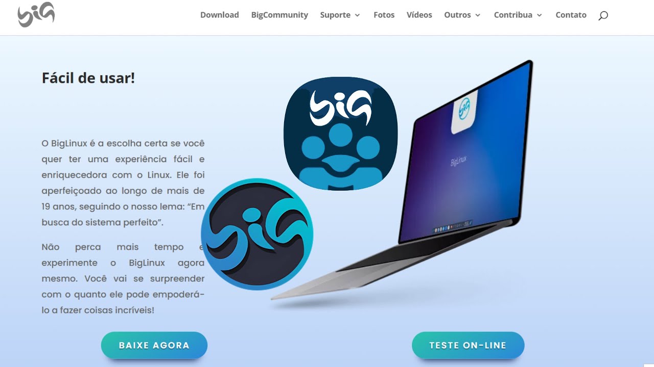 CONHEÇA TODOS OS SITES QUE O BIG LINUX TEM - YouTube