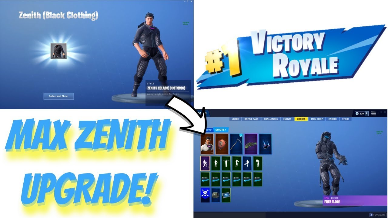 Max Zenith Upgrade + #1 Victory Royale | Fortnite: Battle Royale - YouTube