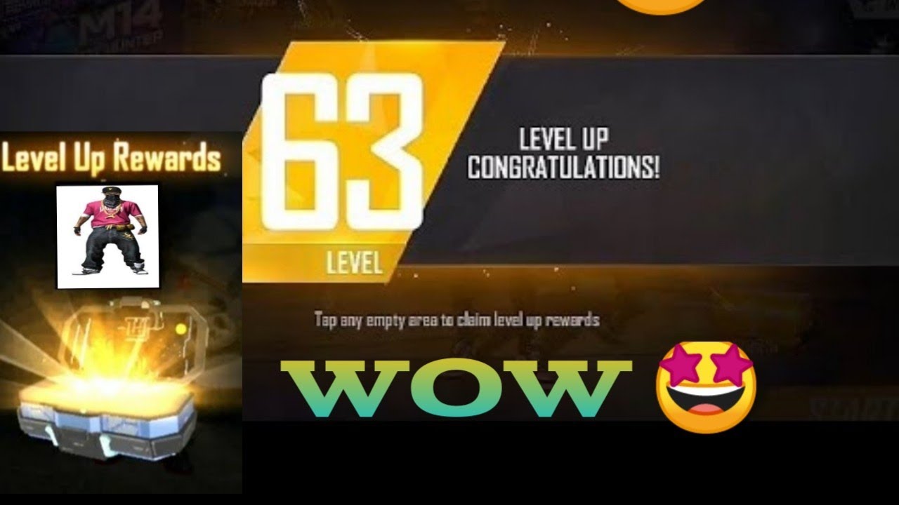 LEVEL UP REWARD # 63 LEVEL#GARENA # FREE FIRE CONFIGURATION Perfecta ...