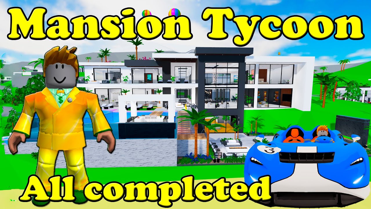 Roblox Mansion Tycoon All Houses are Completed - YouTube