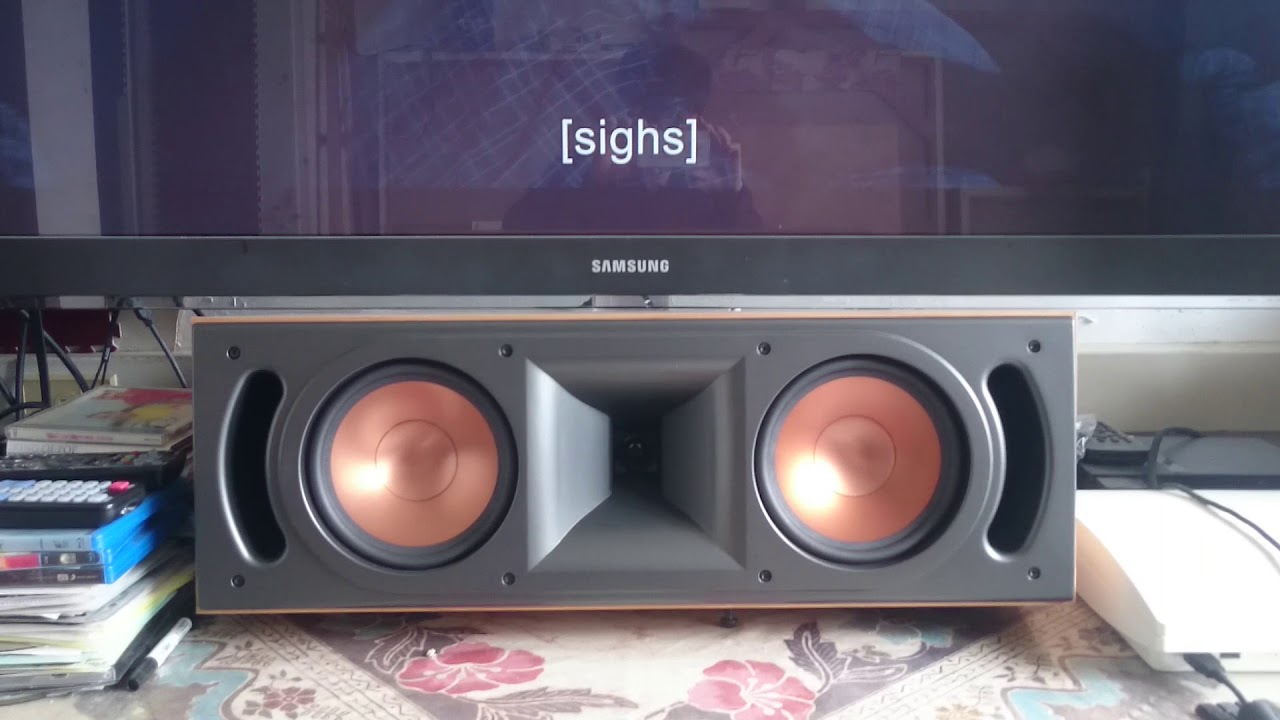 Klipsch RC-35 劇院中置號角喇叭 測試 - YouTube