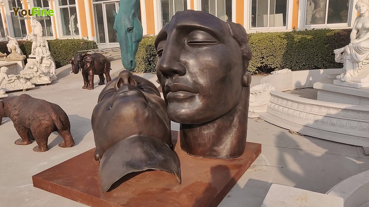 Fmous Bronze Face Bust Sculpture by Igor Mitoraj - YouTube