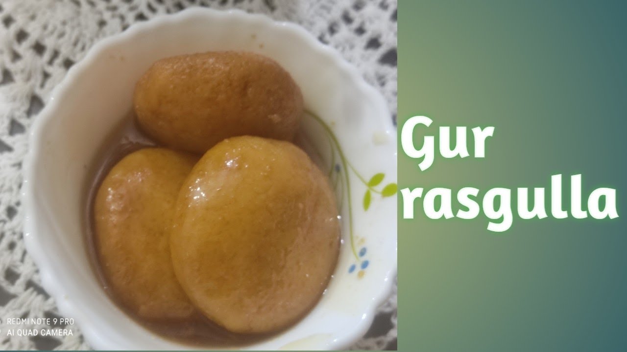 Gur rasgulla// bengali gur rasgulla// khajur gur rasgulla - YouTube