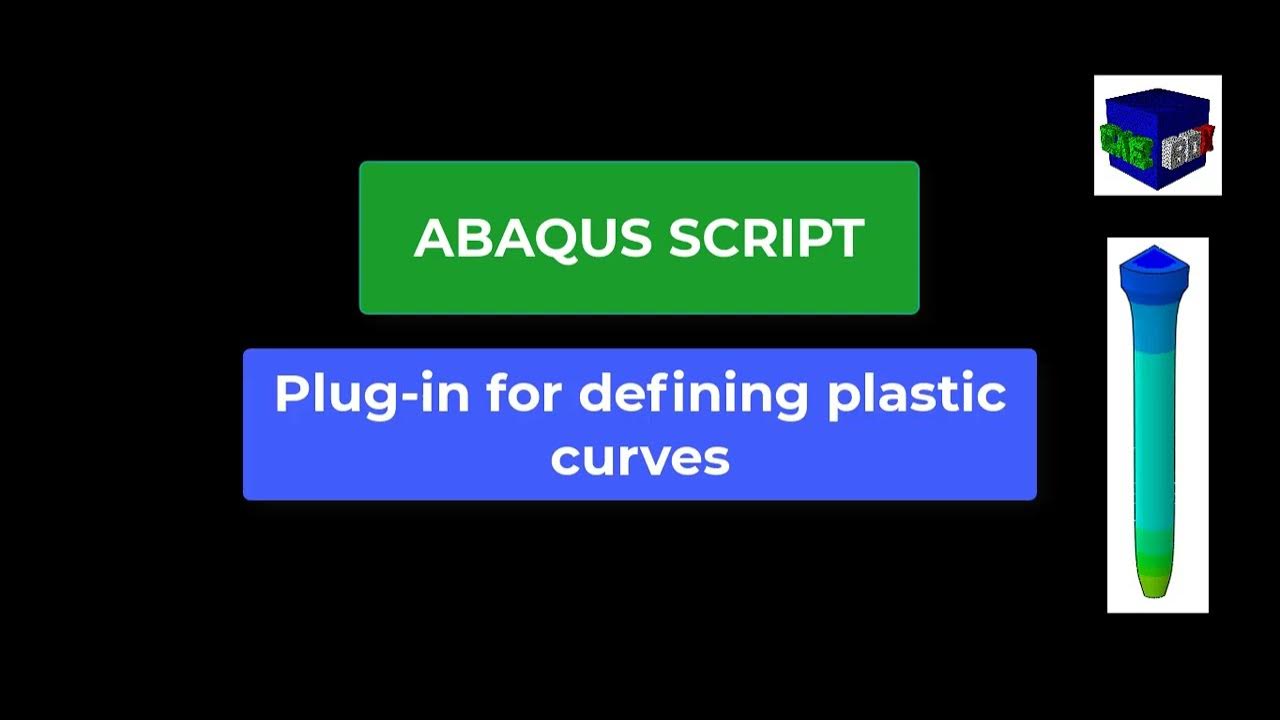 Abaqus Script - STRAIN-STRESS. Plastic Curve Calculator - YouTube