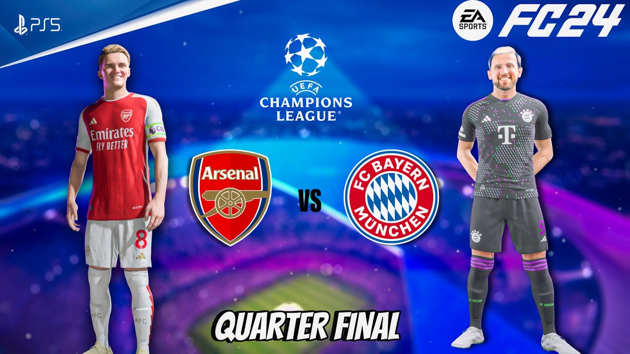 FC 24 - Arsenal Vs Bayern Munich - UEFA Champions League Quarter Final ...