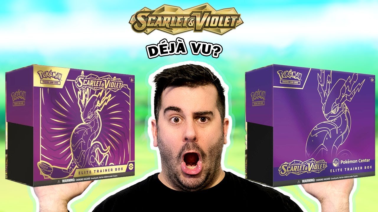 NEW Pokémon Violet ETB's!!! Pokémon Center vs Target!! Deja vu?? - YouTube