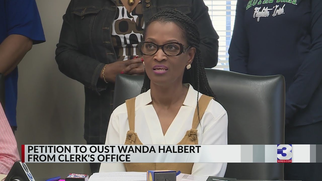 State files to remove County Clerk Wanda Halbert from office - YouTube