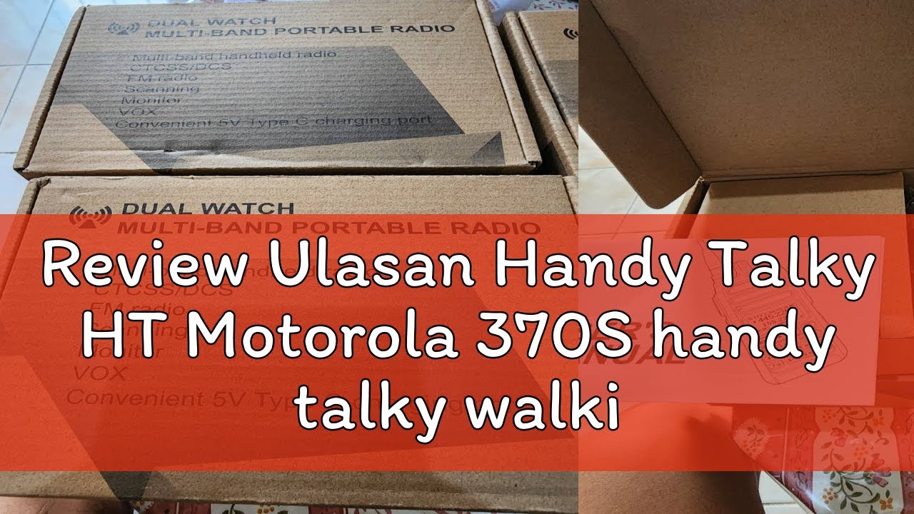 Review Ulasan Handy Talky HT Motorola 370S handy talky walkie talkie ...